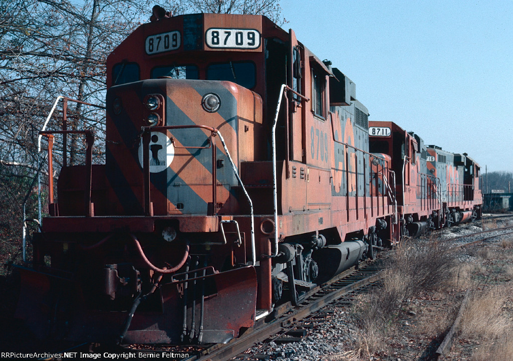 Illinois Central Gulf GP11 #8709 at West Yard